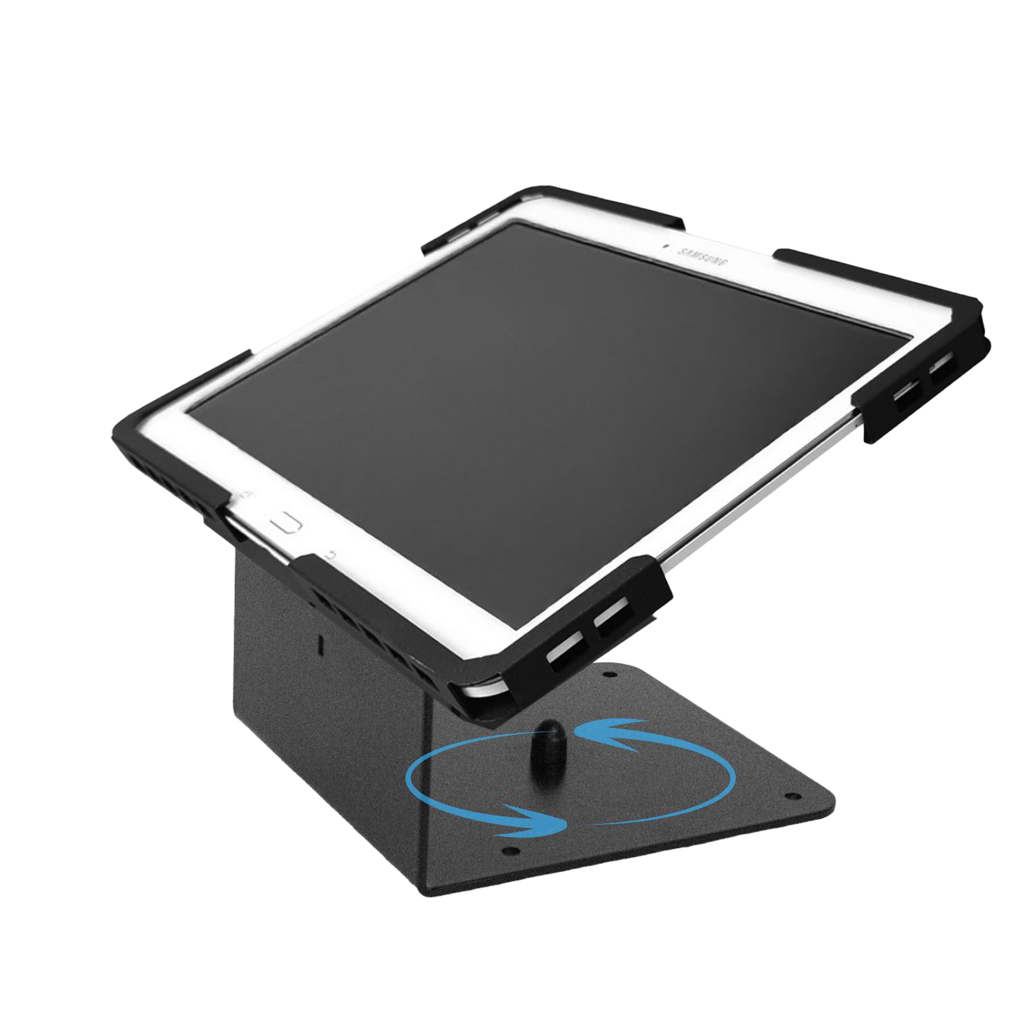 Tablet Desktop Stand – Free-Standing Anti-Theft Enclosure – Technomounts