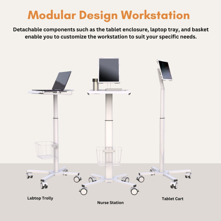 Tablet Trolley with Laptop Holder – Technomounts